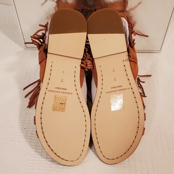Sigerson Morrison | Shoes | Sigerson Morrison Bross Fringe Boho Sandals ...